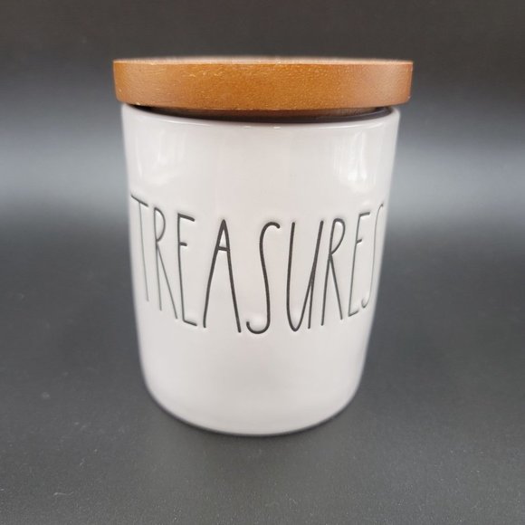 Rae Dunn | Storage & Organization | Rae Dunn Canister Treasures White ...